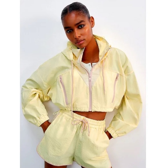 Zara | Jackets & Coats | Zara Combination Cropped Jacket Raincoat ...